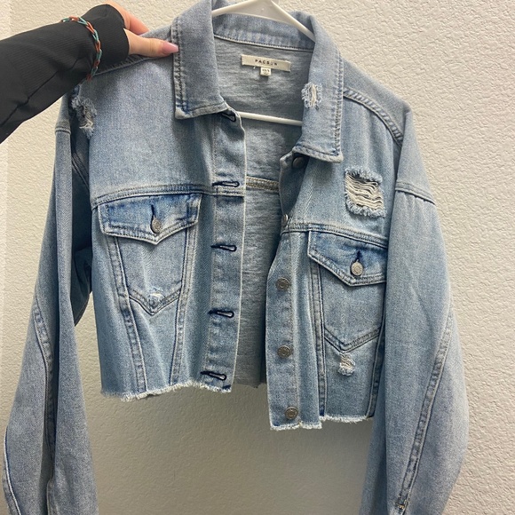 PacSun | Jackets & Coats | Pacsun Oversized Cropped Jean Jacket | Poshmark